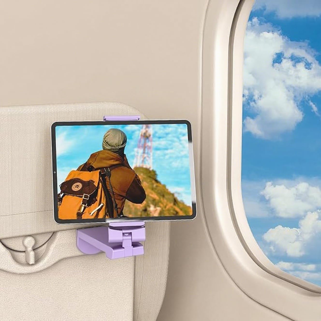 Amazon.com: Universal Airplane Tablet Holder, Handsfree Travel ...