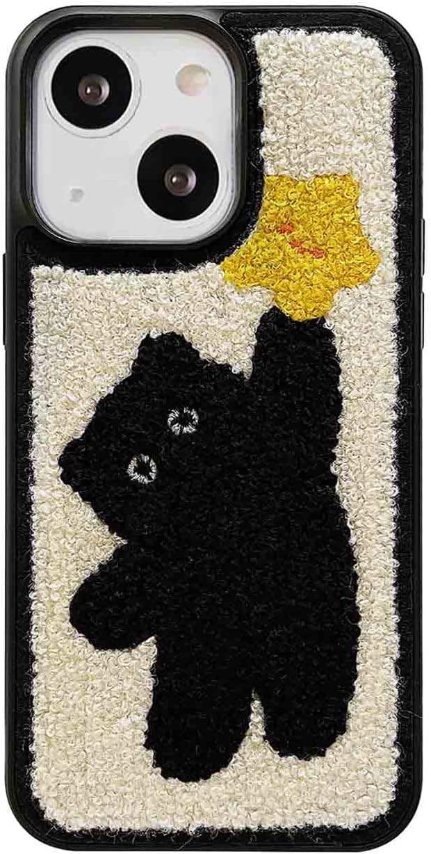 Amazon.com: FLIRACON Cute Cat Ears Clear Phone Case Compatible with ...