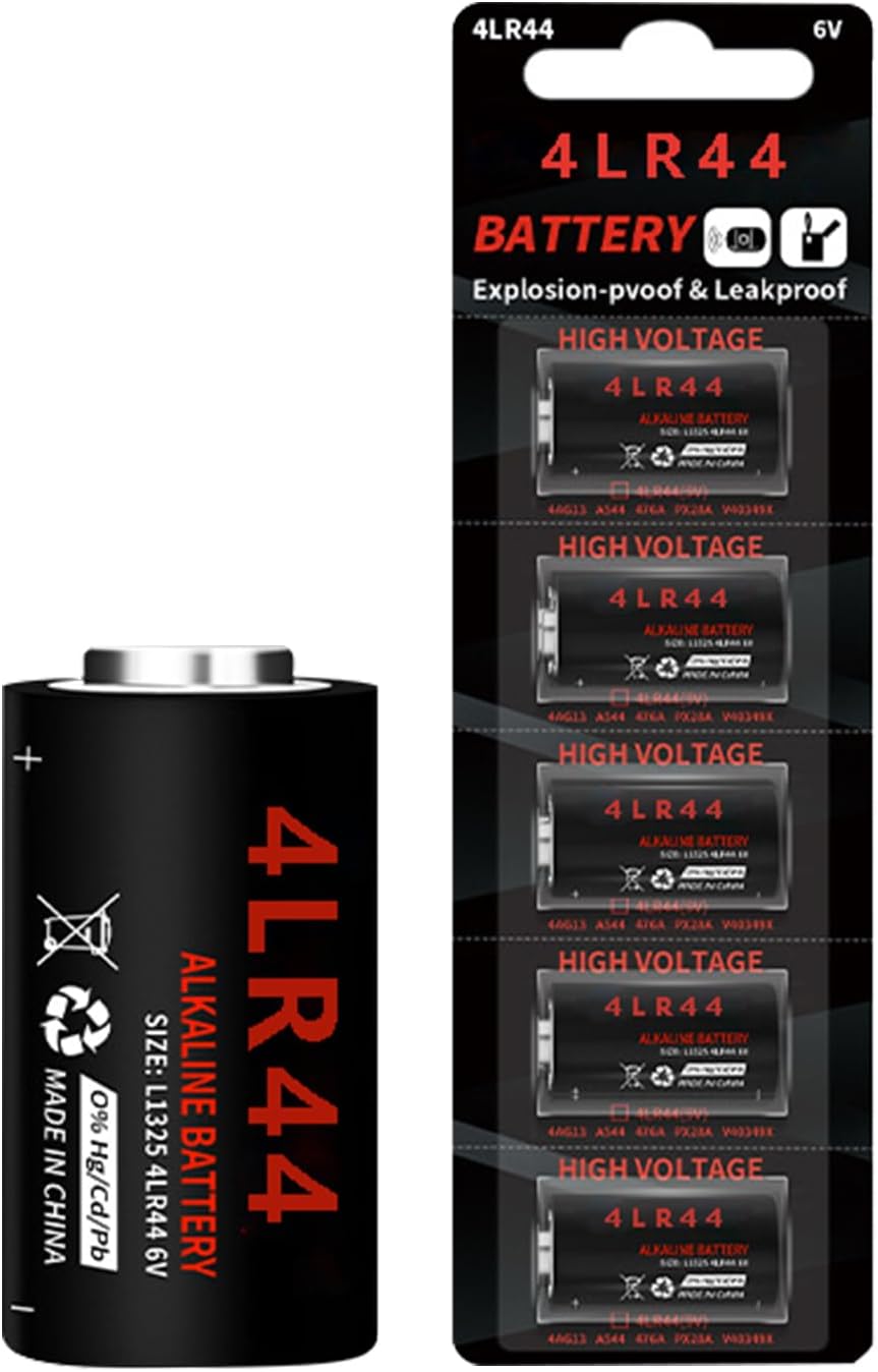 Amazon.com: HoootCell 4LR44 6V Battery A544 K28A 476A PX28A L1325 ...