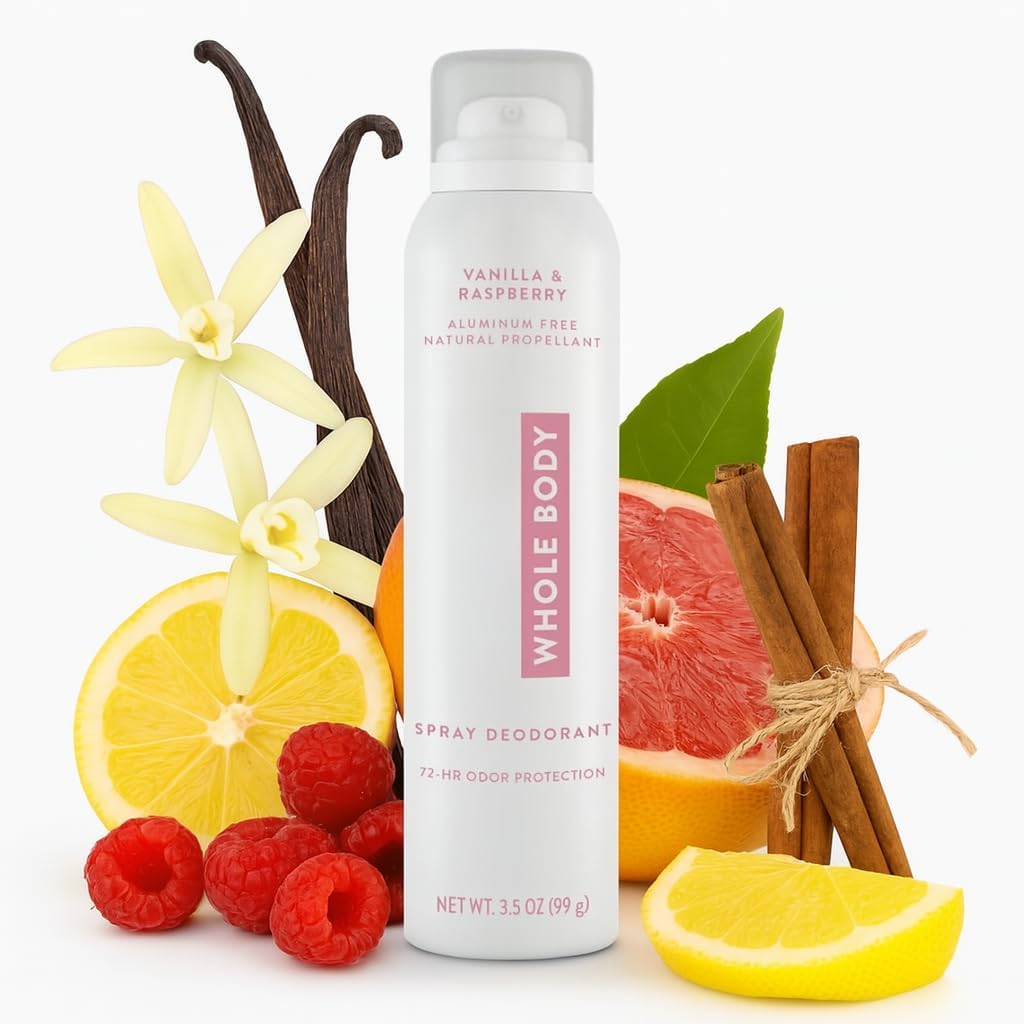 Amazon.com : Aluminum-Free Whole Body Deodorant Spray for Women & Men ...