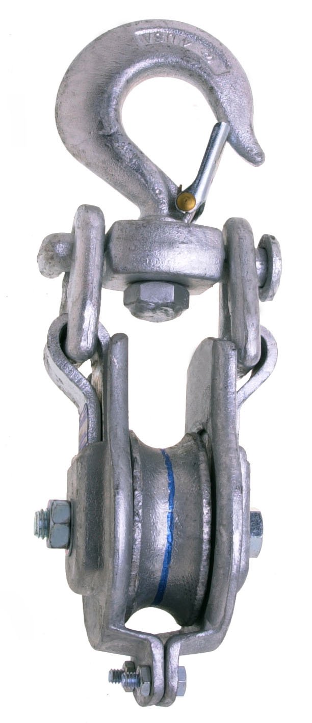 CAMPBELL 3075V 6-Inch Single Steel Eastern Safety Lock Snatch Block ...