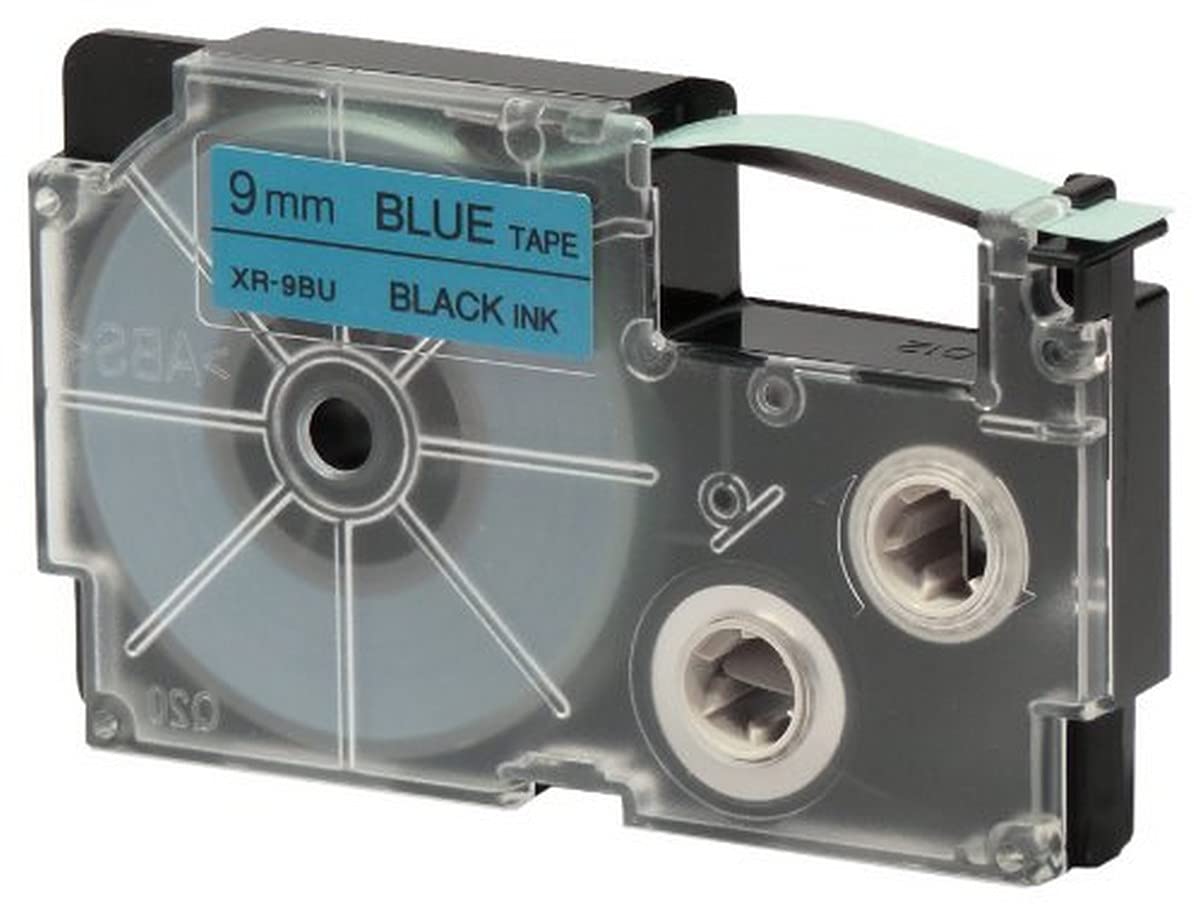 Casio XR-9BUI-W-DJ Label Printer Tape (Black and Blue) : Amazon.in ...