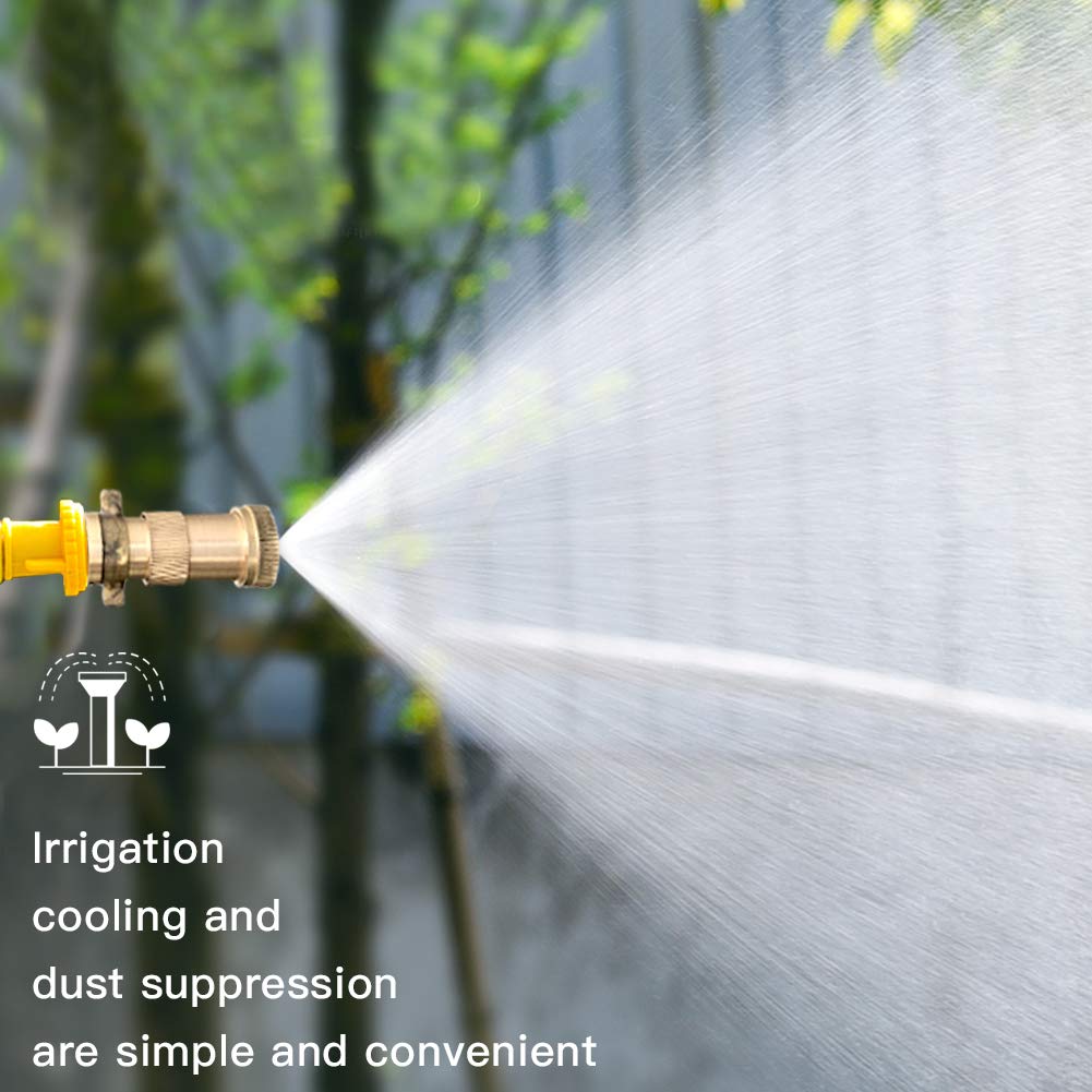 Snapklik.com : Feelers Brass Heavy Duty Misting Spray Nozzle, 1/2" BSPF High Pressure Adjustable ...