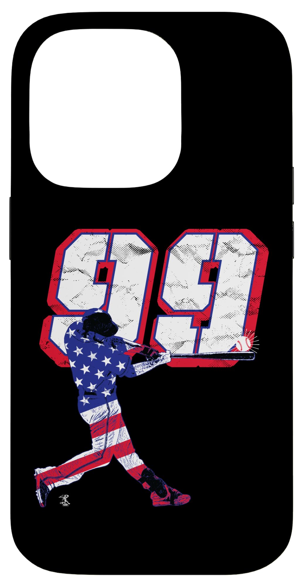 Amazon.com: iPhone 14 Pro Aaron Judge Flag Silhouette Gameday Case ...
