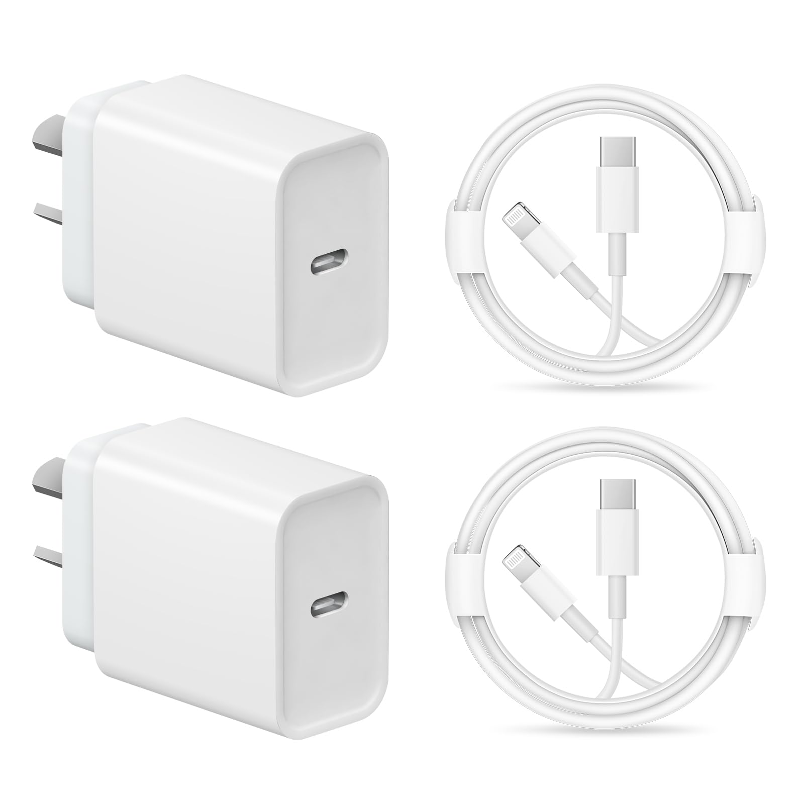 iPhone Fast Chargers【MFi Certified】 USB C Charger iPhone Charger Super ...