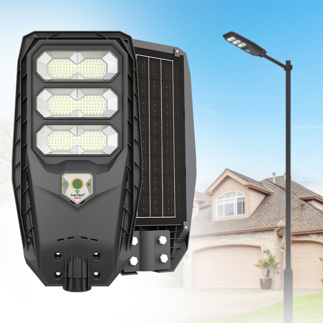 Homehop 60W Led All in One Solar Street Lights Outdoor Waterproof with Automatic Motion Sensor ...