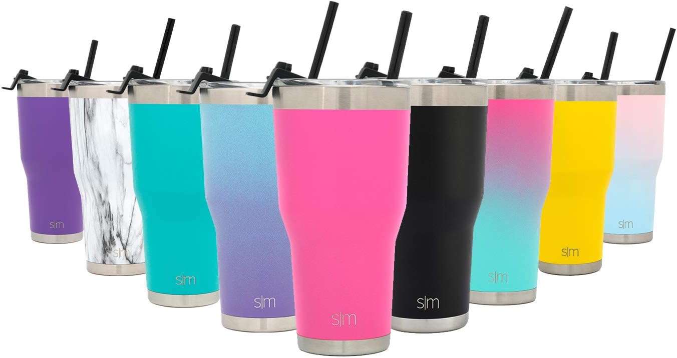 Amazon.com: Simple Modern 30oz Cruiser Tumbler with Straw & Closing Lid ...