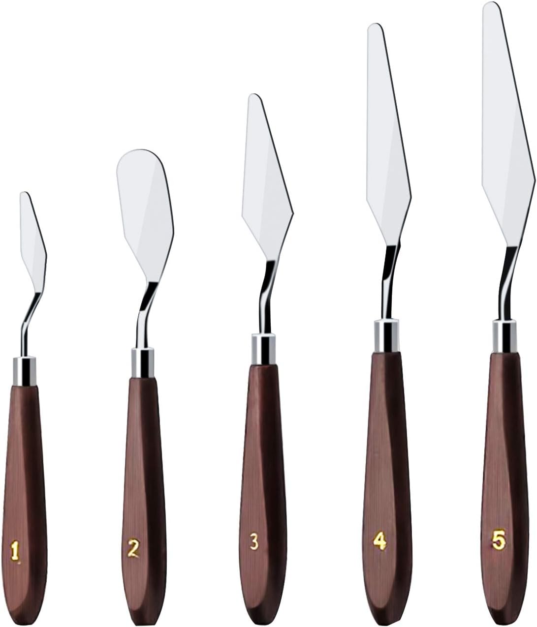 Amazon.com: Palette Knife Set, Stainless Steel Spatula Palette Knife ...