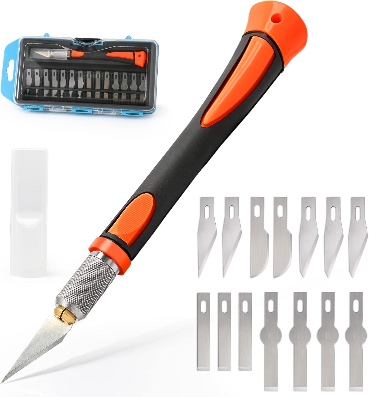 EHDIS Cuter Manualidades Set 15 Piezas, Kit De 1 Asas Y 14 Cuchillas De ...