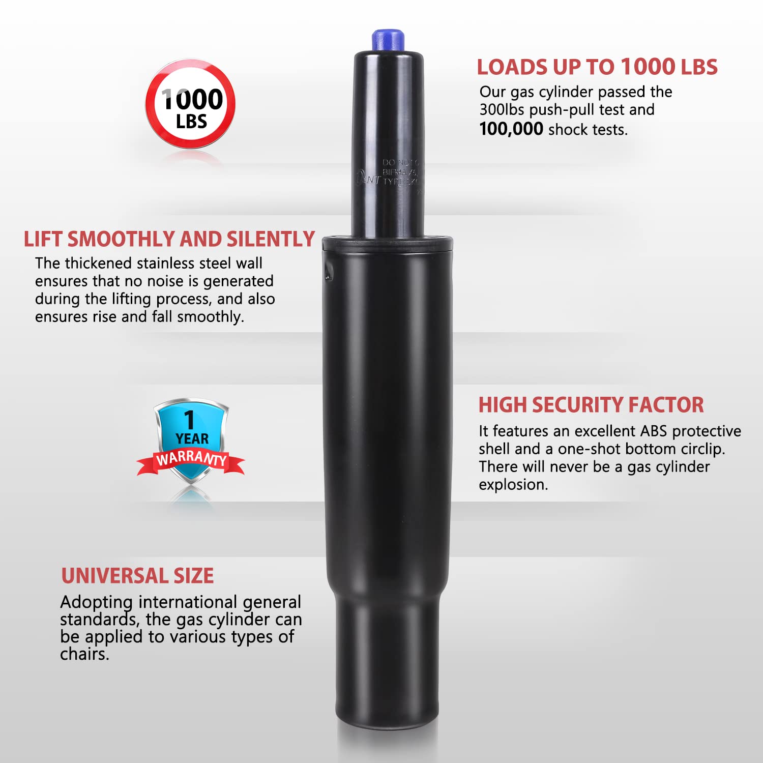 Snapklik.com : Office Replacement Cylinder,Gas Lift Cylinder Universal ...