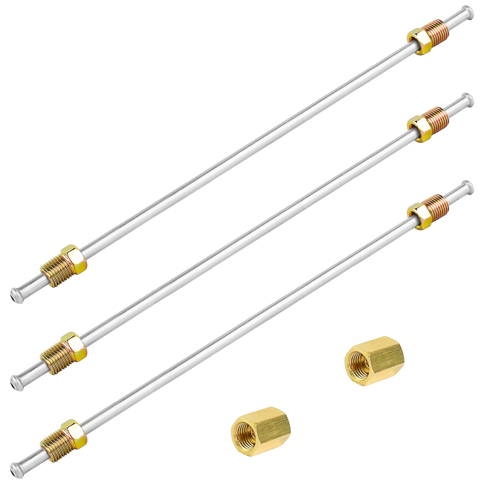 Snapklik.com : MuHize Zinc Coated Steel Brake Lines Kit(Pack Of 3) - 3/ ...