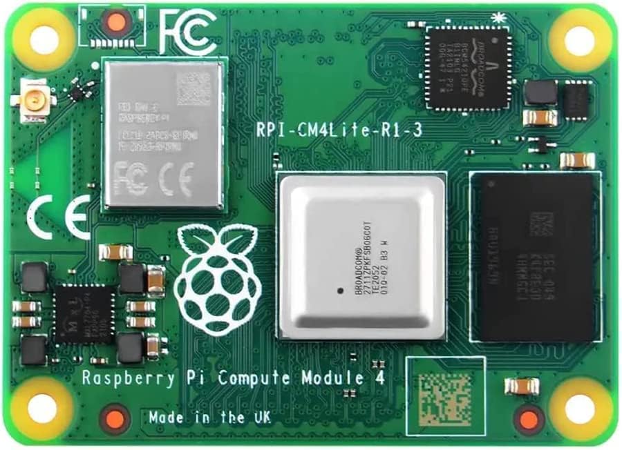 Amazon.com: Raspberry Pi Compute Module 4-4GB RAM eMMC 0GB (Lite ...