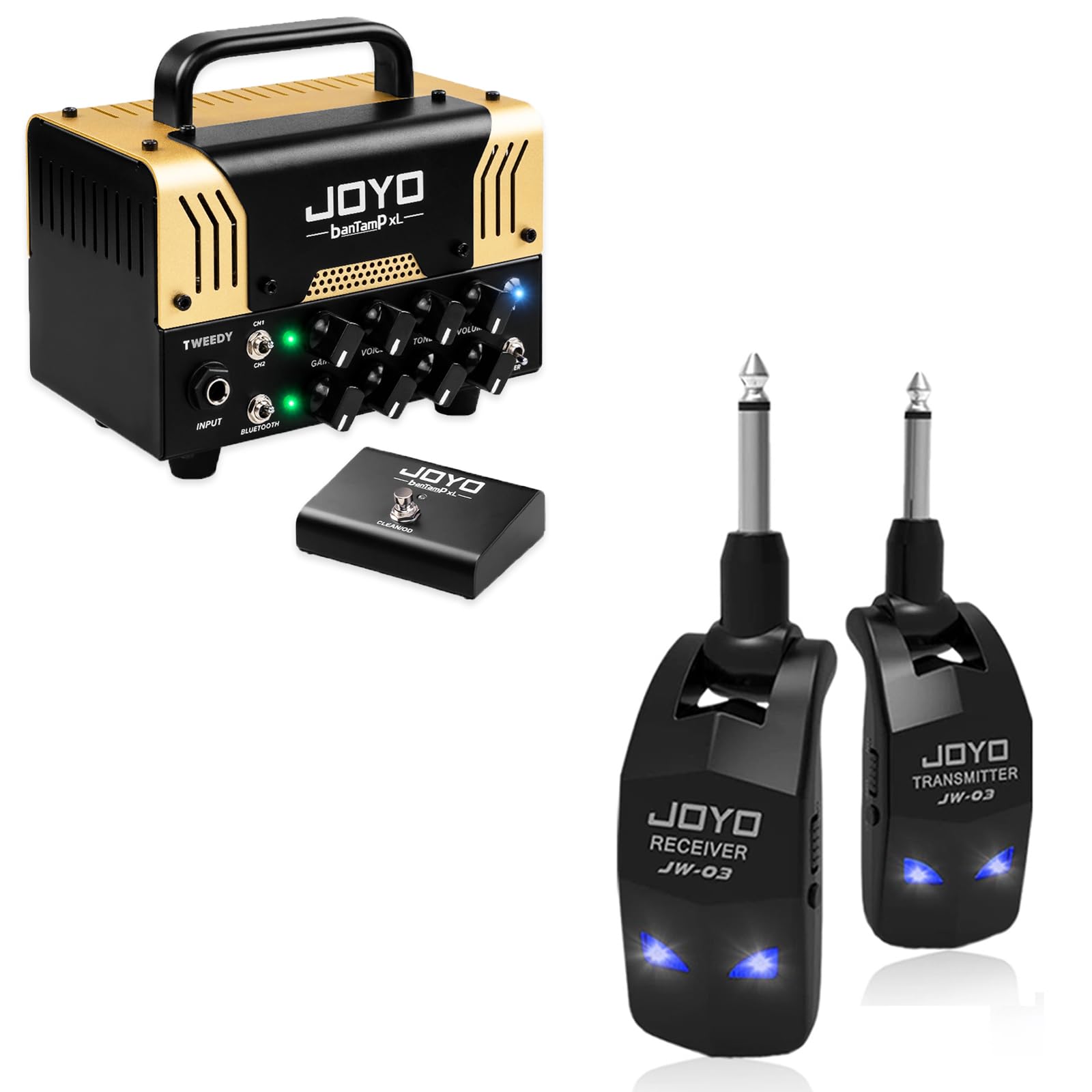 Amazon.com: JOYO TWEEDY Mini Amplifier Tube Head 20 Watt Preamp Hybrid ...