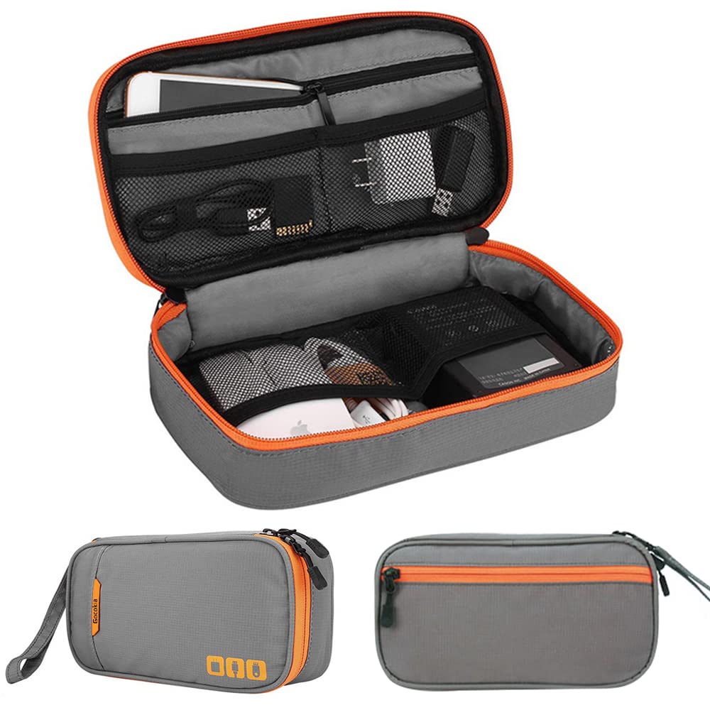 Gocokia Single Layer Electronic Accessories Organizer, Handle ...