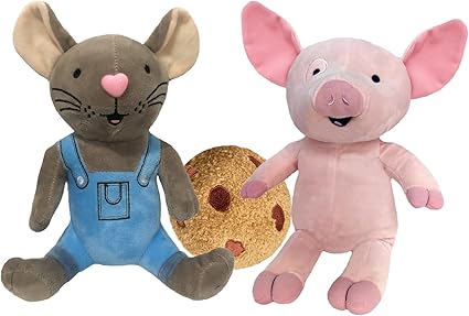 Amazon.com: New Cute Mouse and Pig Animal Plush Toys Book Characters ...