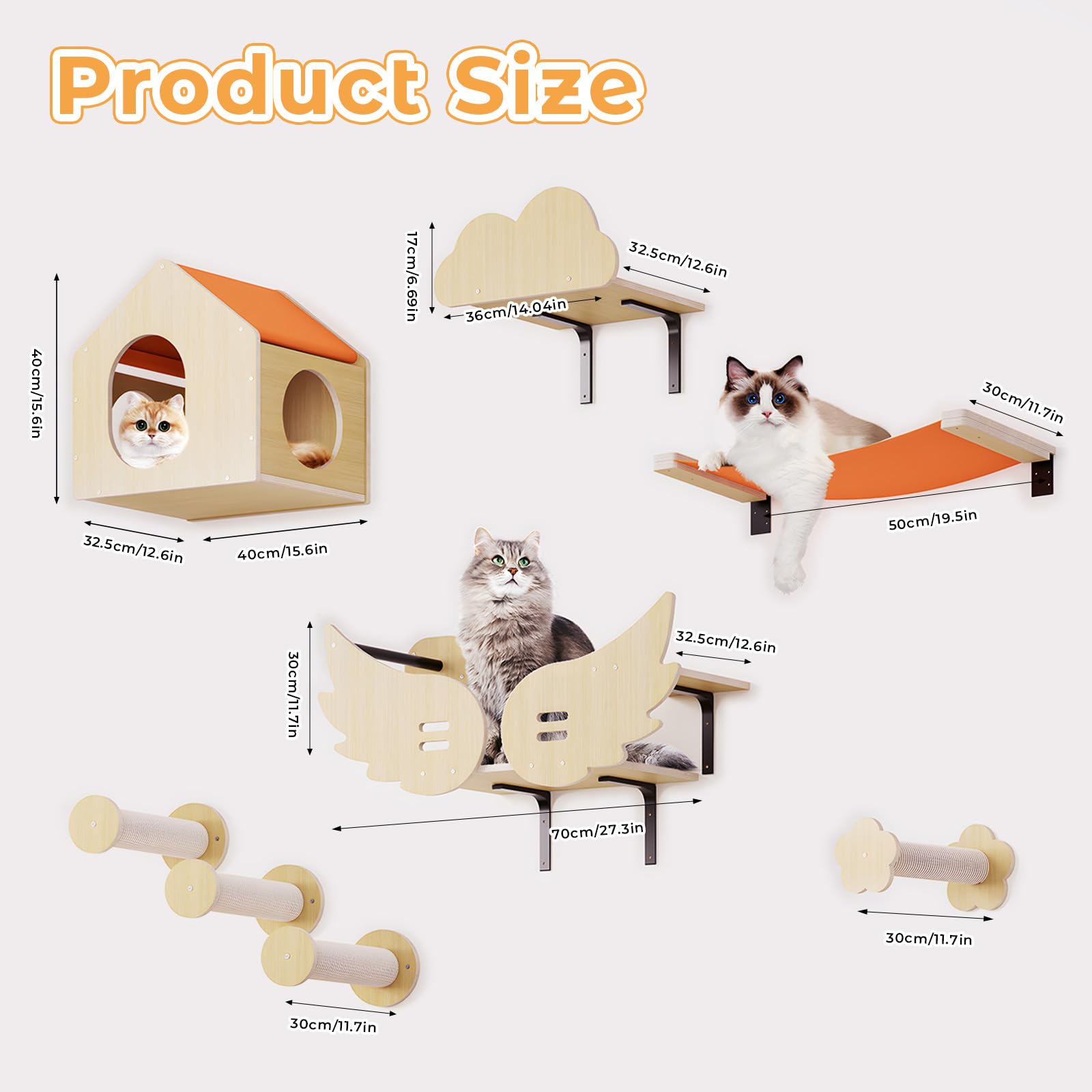 Snapklik.com : Automoris Cat Wall Shelves For Wall,Cat Wall Furniture ...