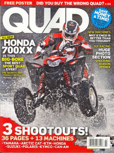Quad, Off Road, June/July 2008 Issue: Editors of QUAD Magazine: Amazon ...