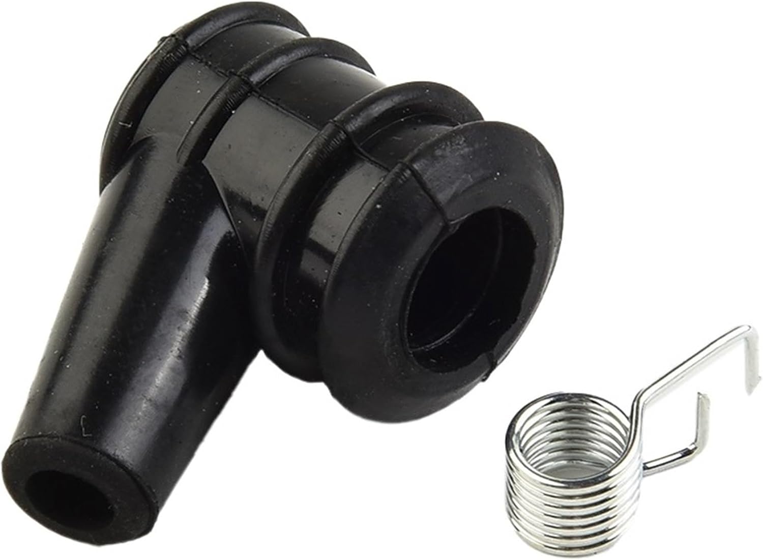 Amazon.com: Rubber Spark Plug Cap Cover For 5mm HT Black Rubber ...