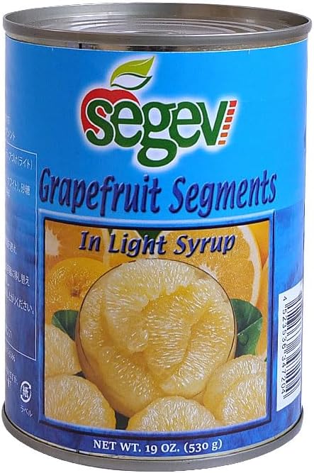 Amazon | グレープフルーツ セグメント セゲヴ segev 530g 缶詰 フルーツ缶 | ママパン | フルーツの缶詰・瓶詰 通販
