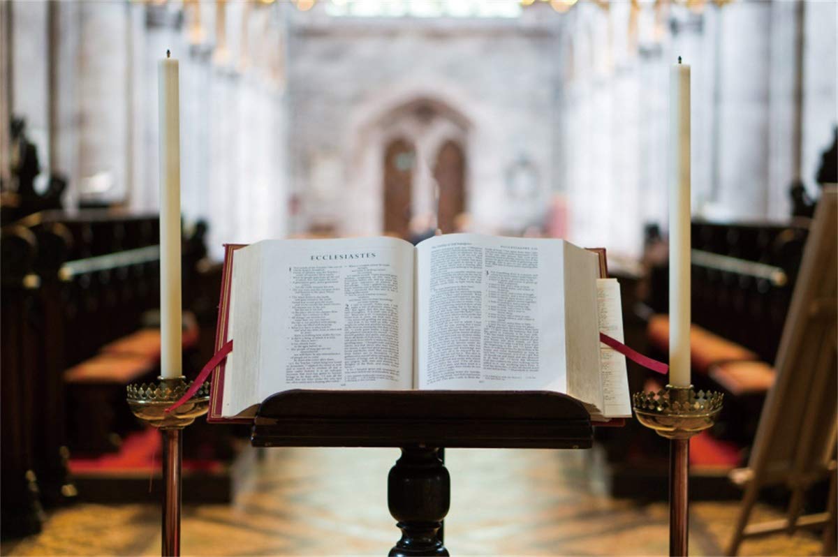 Buy YEELE 7x5ft Christian Ecclesiastes Backdrop Religious Theme ...