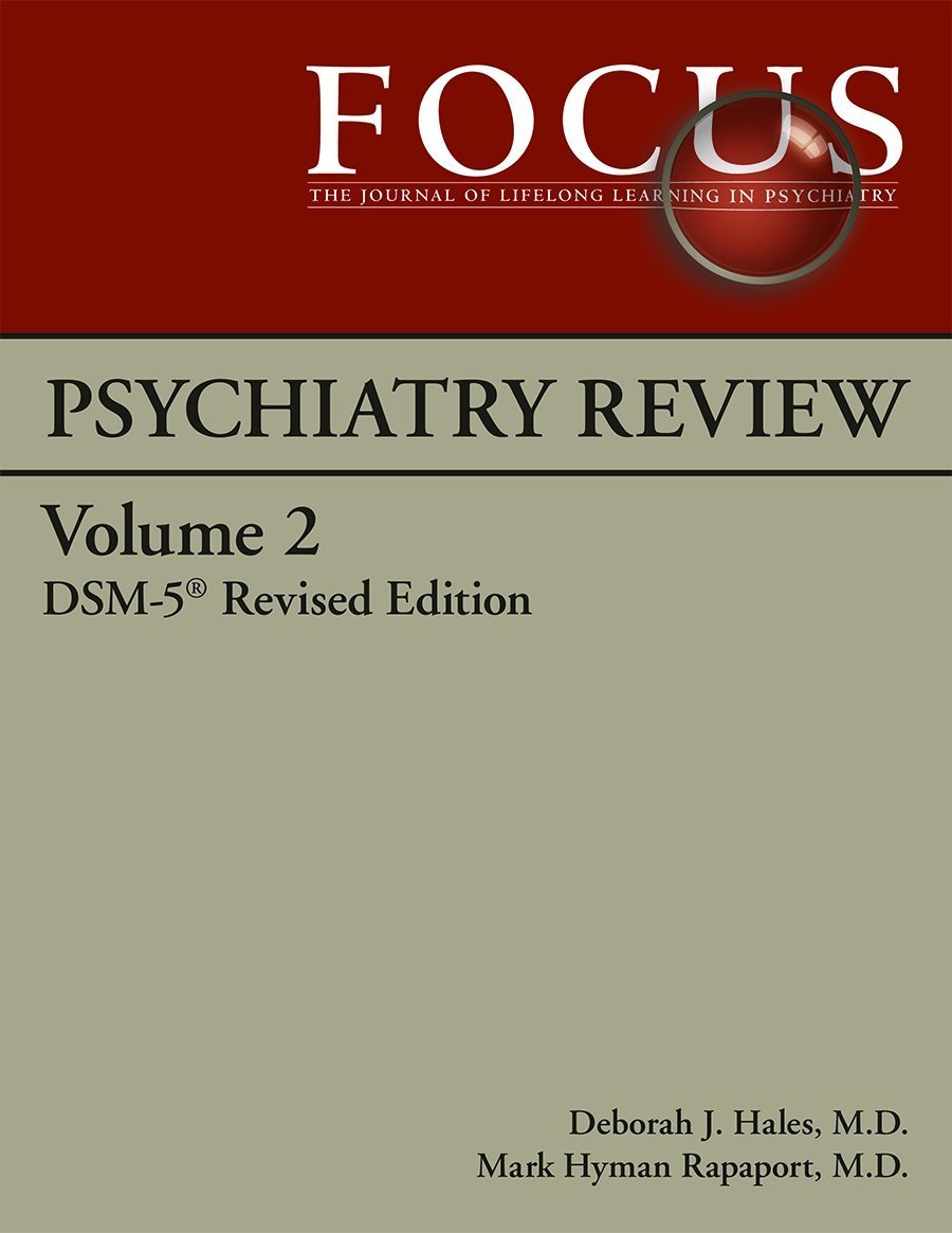 Focus Psychiatry Review: DSM-5: 9780890424629: Medicine & Health ...