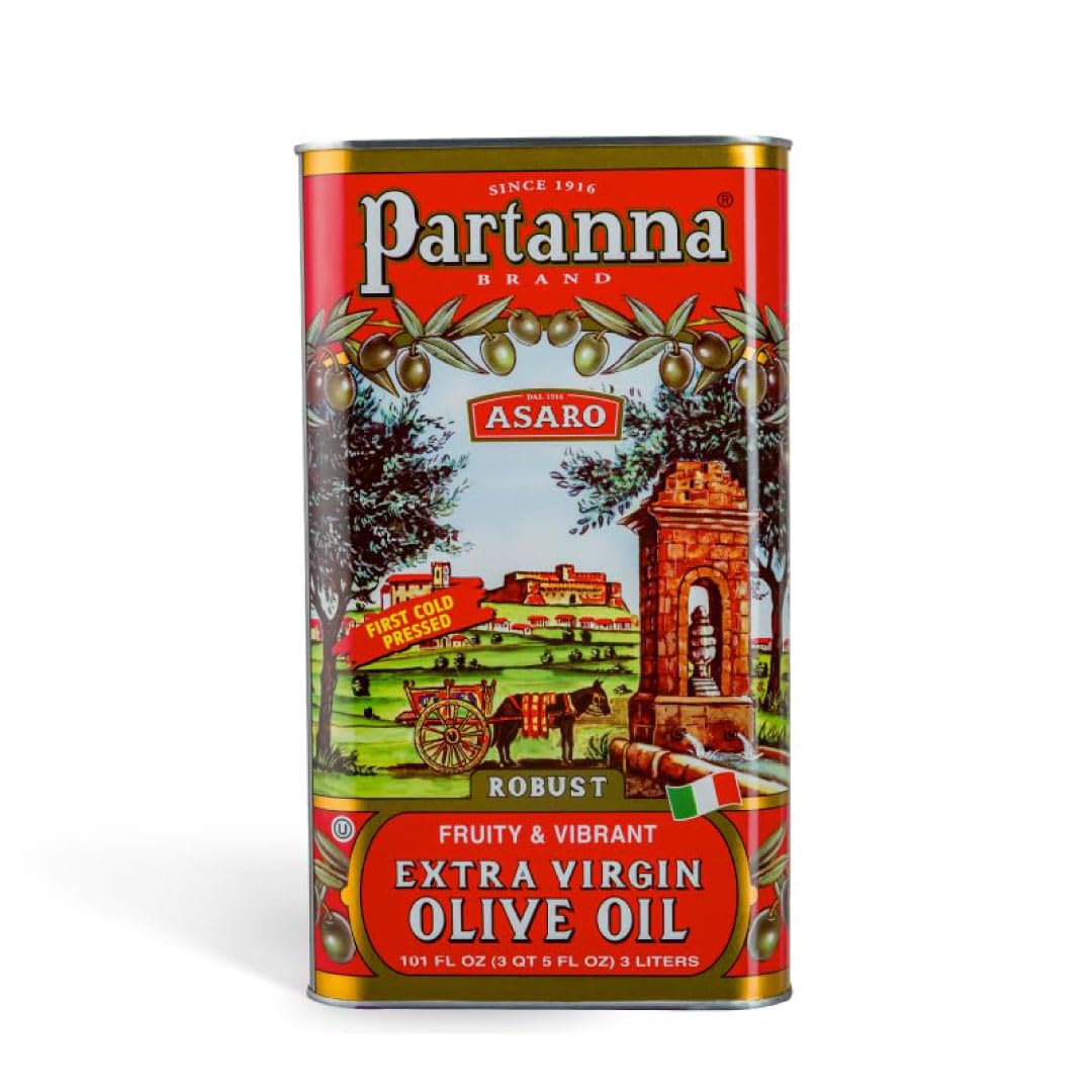 Amazon.com: Partanna Robust Extra Virgin Olive Oil - Premium ...