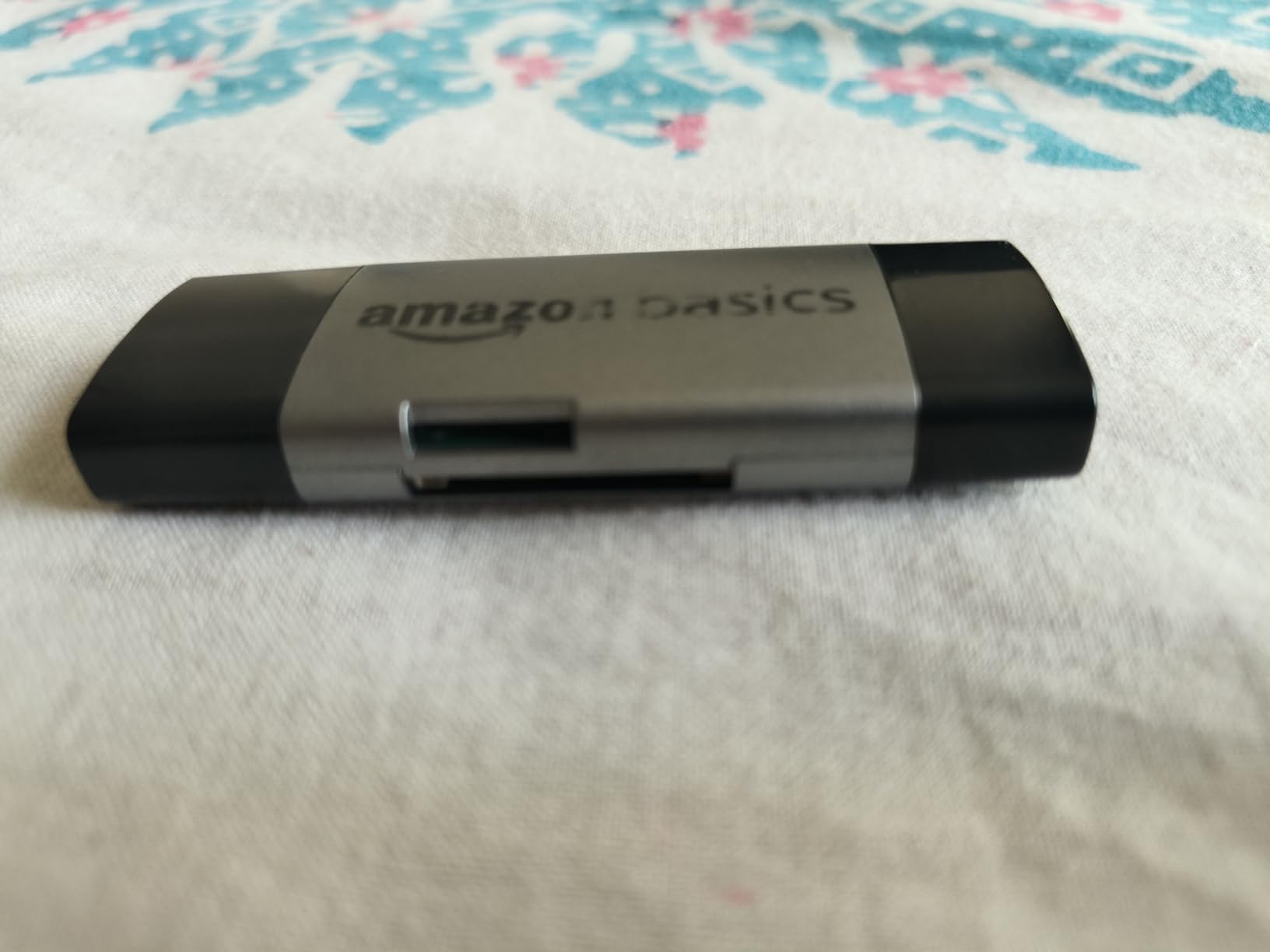 Amazon Basics OTG Card Reader and Hub with Type-C, USB & Micro USB ...