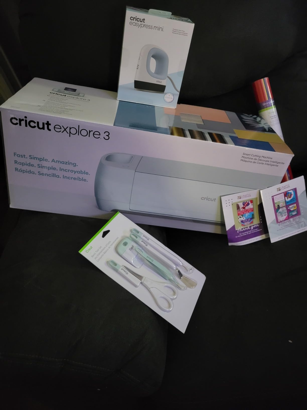 $12/mo - Finance Cricut Explore 3 Machine with Sampler Vinyl Pack ...