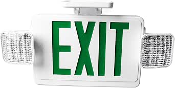 Hyuduo Dual Purpose 2X3W LED Emergency Exit Sign Double headed Light ...