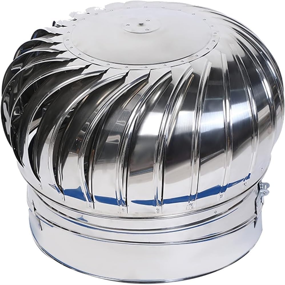Amazon.com: Stainless Steel Rotating Chimney Cowl Cap Spinner Anti ...
