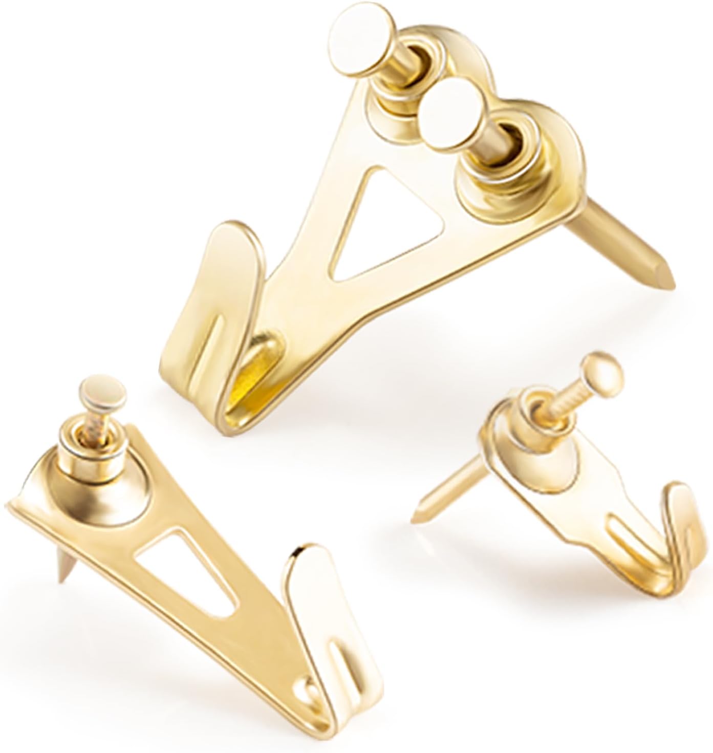 ANCIRS 100 lbs Picture Frame Hangers Hooks with Nails, Heavy Duty ...