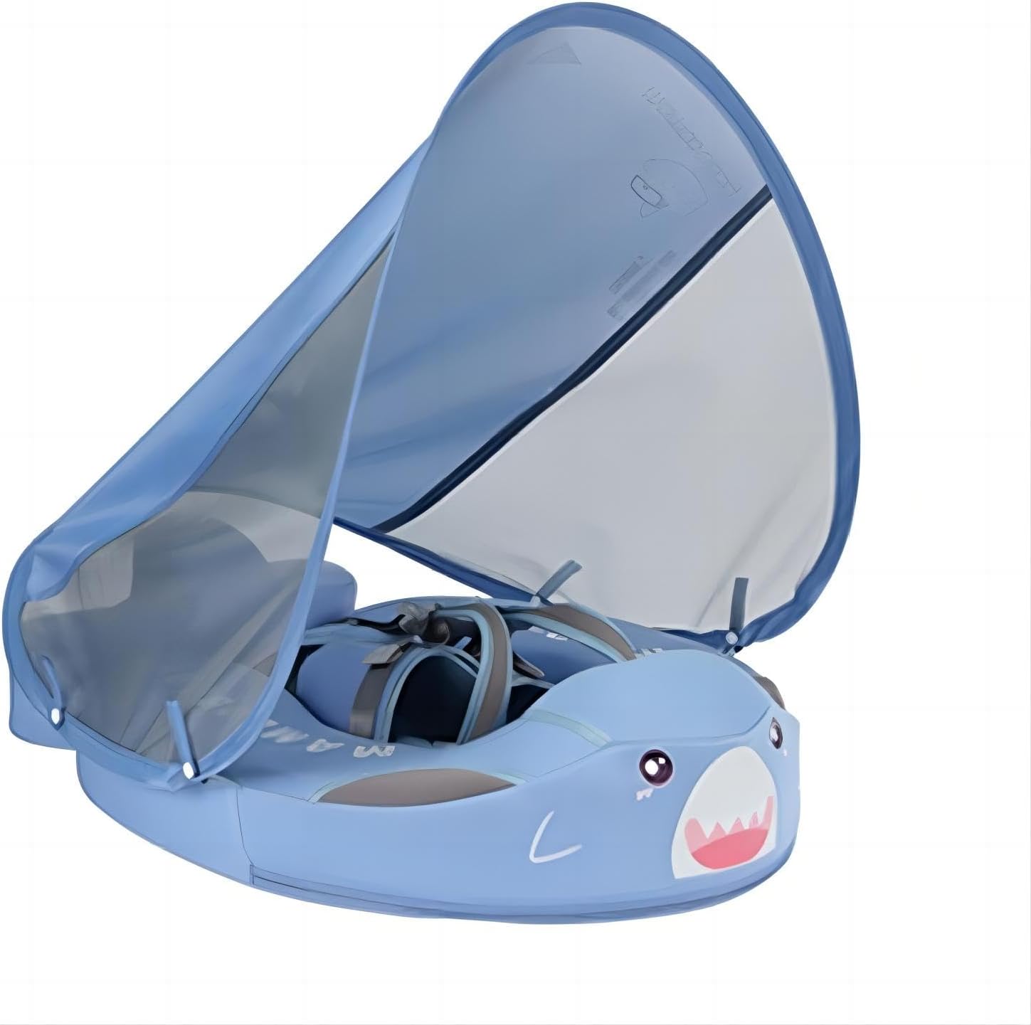 Baby Pool Float 3 Months-2 Years, Baby Float with Canopy, Tail and ...