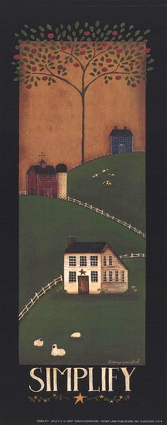 Amazon.com: Simplify - Poster by Tonya Crawford (4x10) : Home & Kitchen