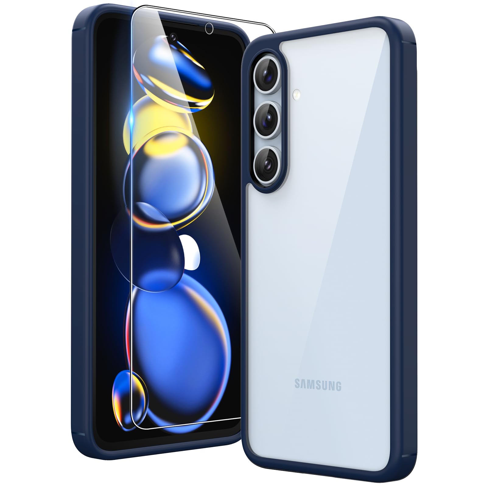 Amazon.com: TAURI 3-in-1 for Samsung Galaxy S24 FE Case, [Not Yellowing ...