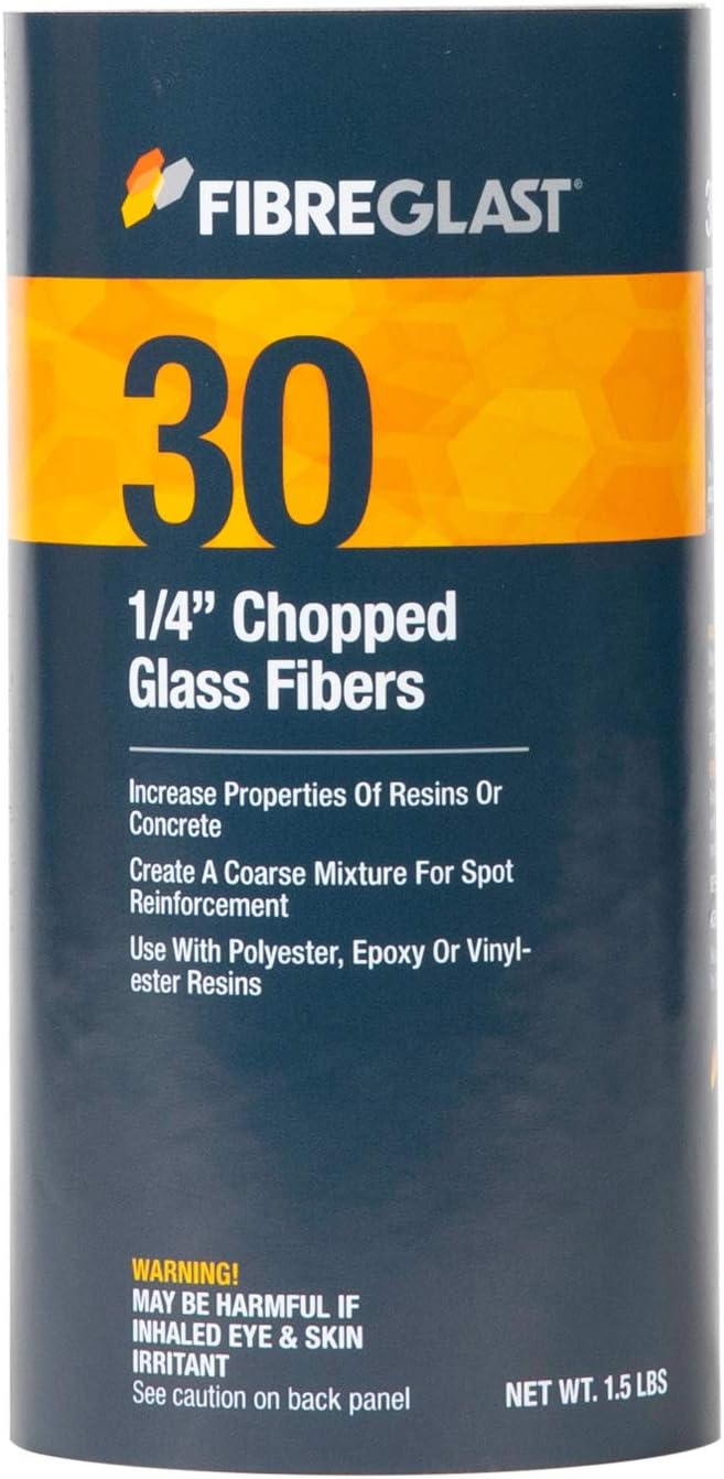 Amazon.com: Fibre Glast Chopped Glass Fiber, 1/4 Inch – Premium ...