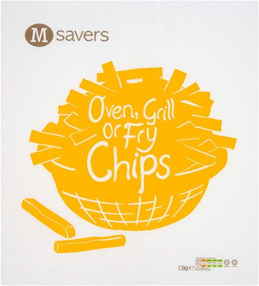 Morrisons Frozen Savers Way Chips, 1.5kg (Frozen) : Amazon.co.uk: Grocery