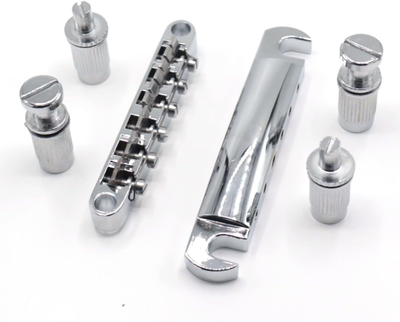 Amazon.com: Tune-o-matic Bridge and Tailpiece with Studs Set Fit for SG ...