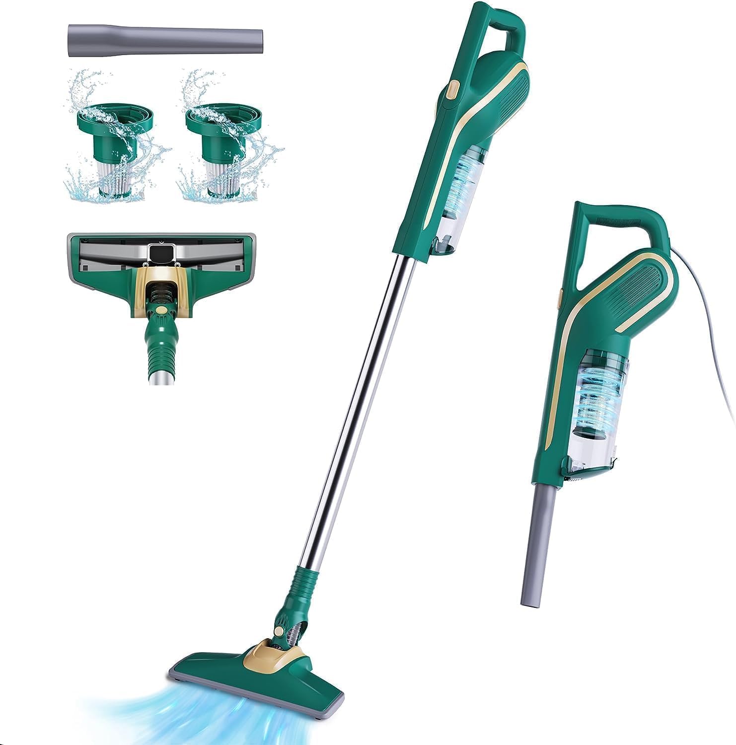 Amazon.com - 23Ft Corded Vacuum Cleaner,600w 20KPa Stick Vacuum Up to ...