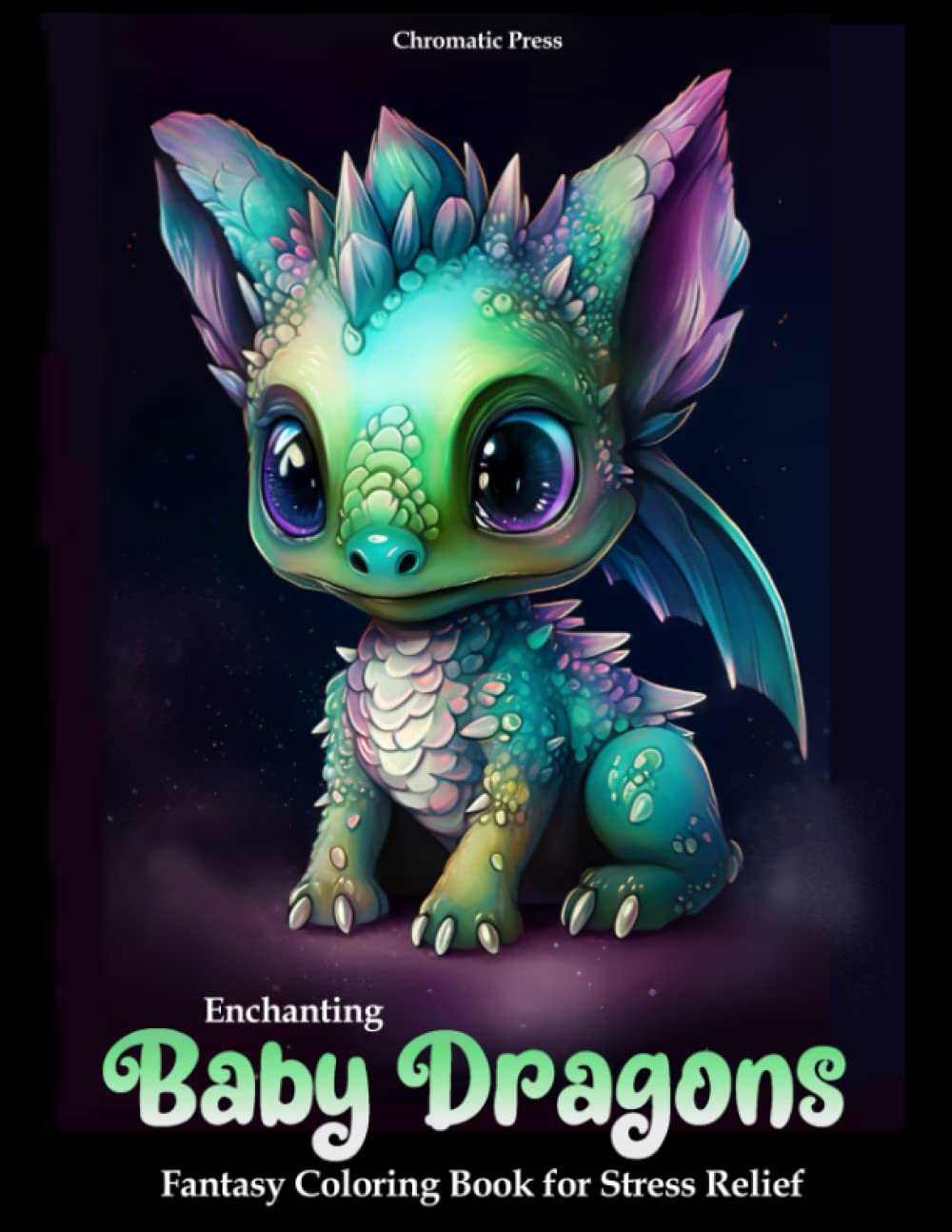Amazon.com: Enchanting Baby Dragons Fantasy Coloring Book for Stress ...
