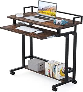 Amazon.com: Tribesigns Compact Portable Desk with Adjustable Height ...