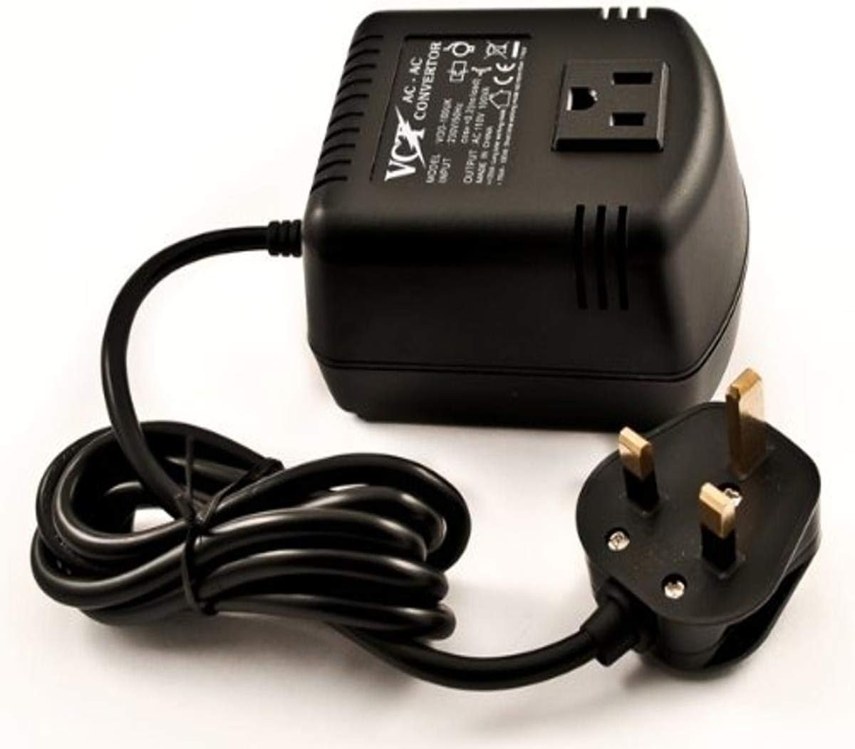 Amazon.com: VCT VOD100UK - 100 Watt Step Down Voltage Converter With UK ...