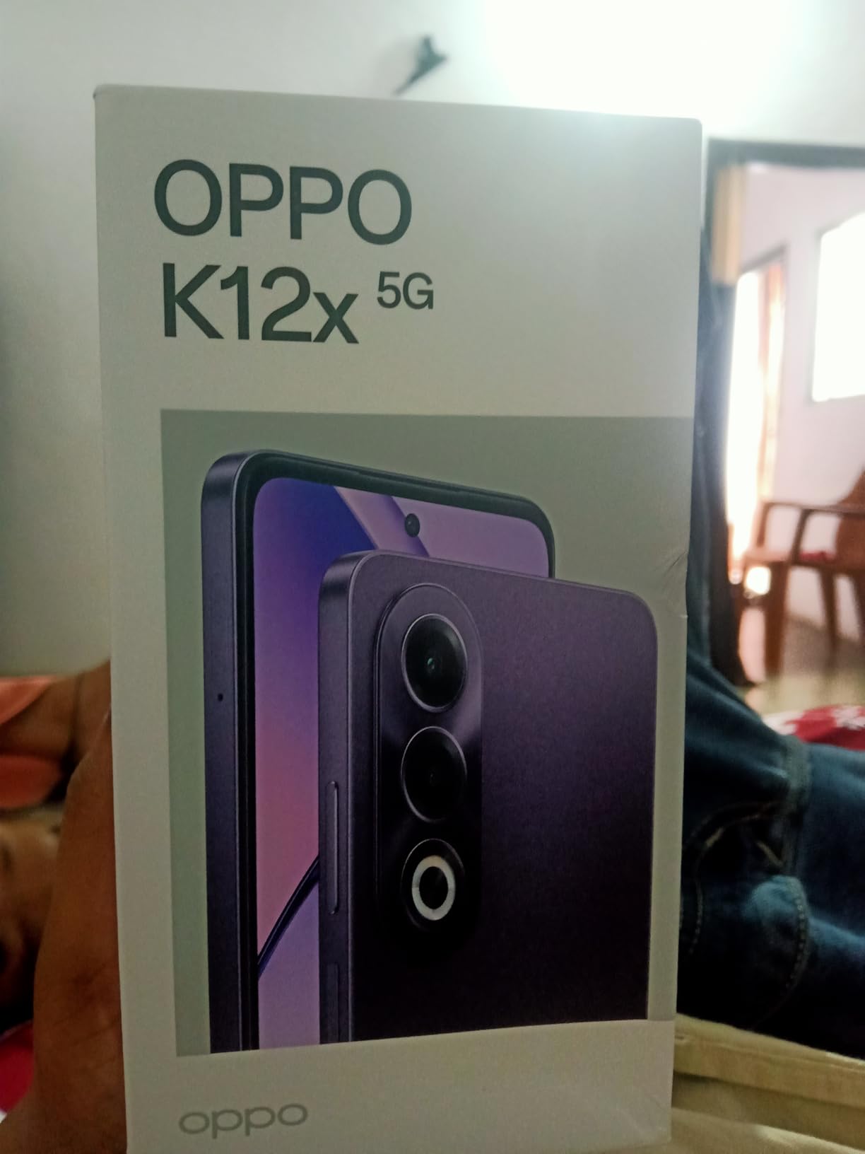 Oppo K12x 5G with 45W SUPERVOOC Charger in-The-Box (Breeze Blue, 128 GB ...