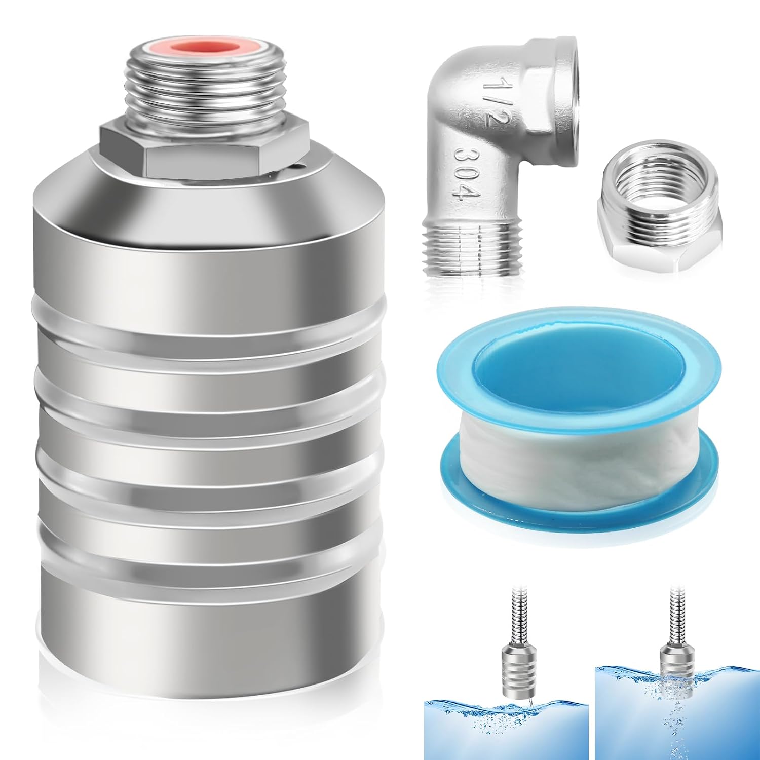 4Pcs Fully Automatic Water Level Control Float Valve, 304 Stainless ...