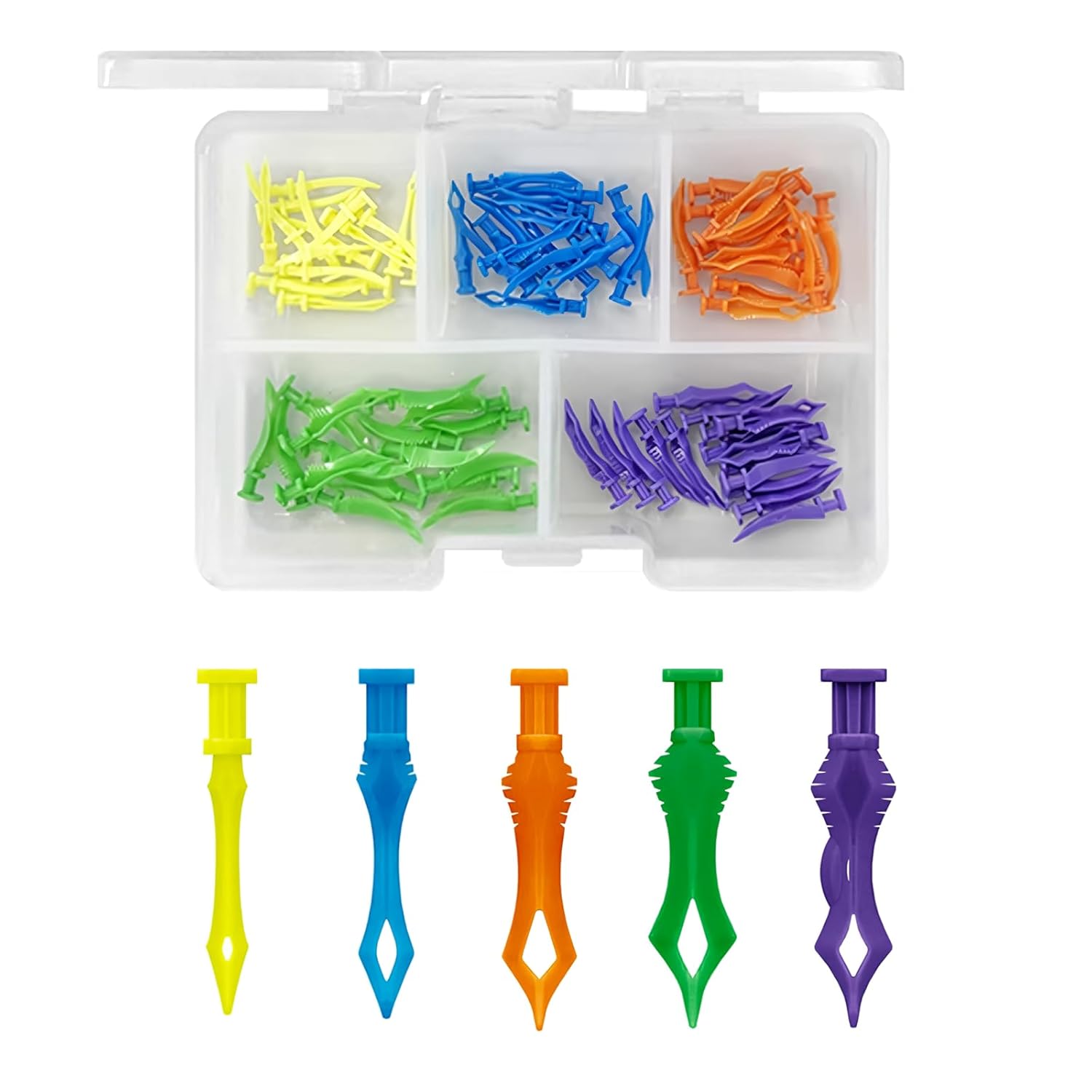 Amazon.com: Dental Diamond Wedges, Disposable Plastic Daptive Teeth Gap ...