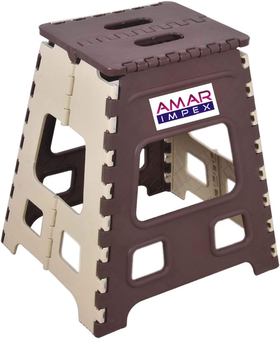 GOCART WITH G LOGO 12 Inches Super Strong Folding Step Stool for Adults ...