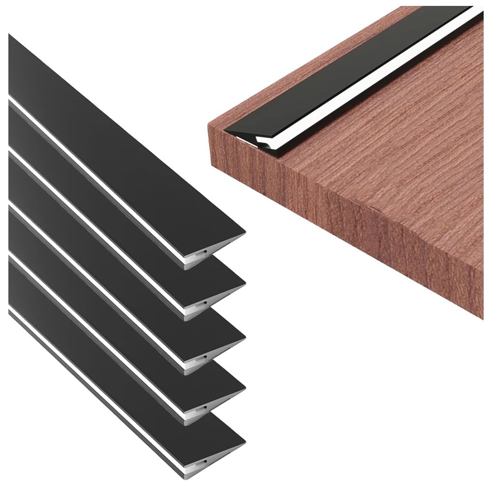 DGLILUAN 5 Pack LED Aluminum Channel Profile Under Cabinet, Self ...