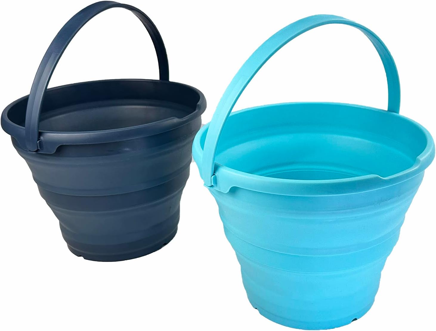 Amazon.com: SAMMART 10L (2.6 Gallon) Collapsible Plastic Bucket ...