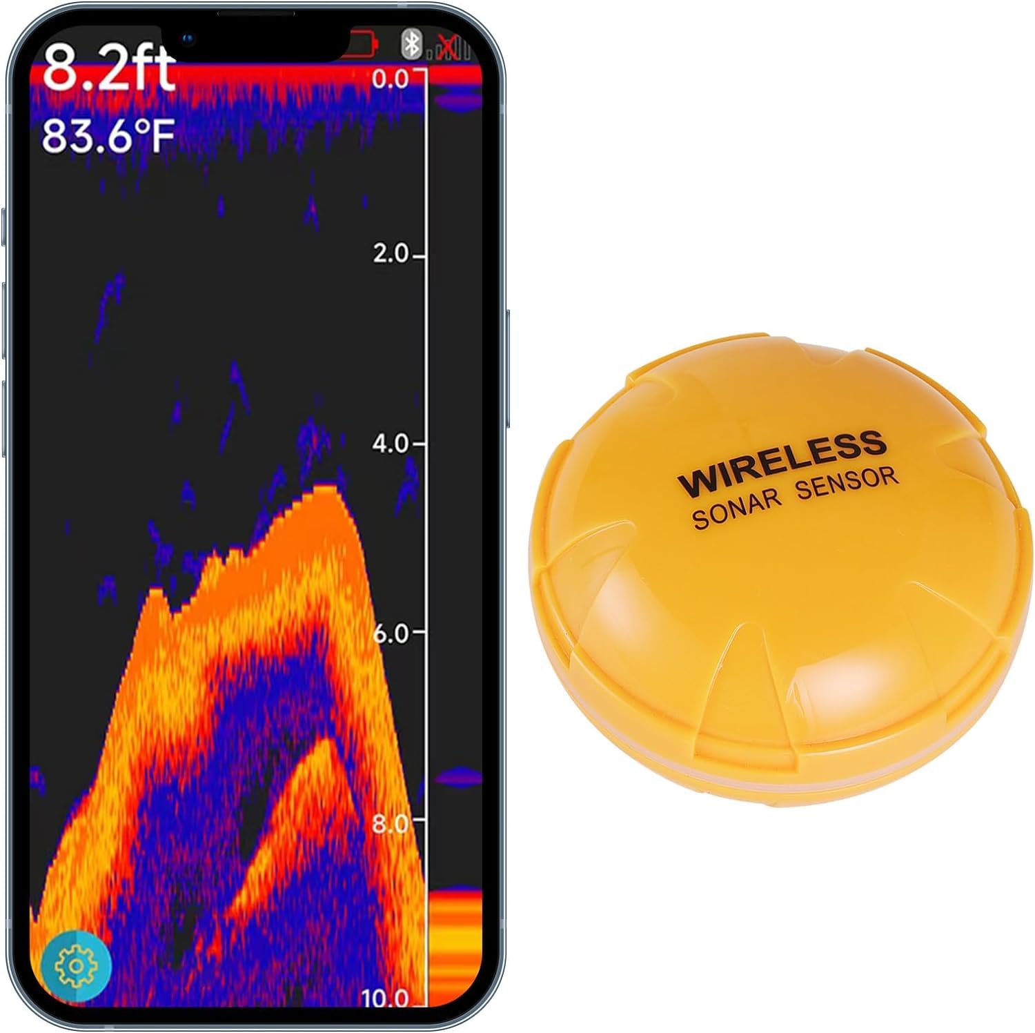 Snapklik.com : Smart Fish Finder, Fish Depth Finder Sonar Sensor ...