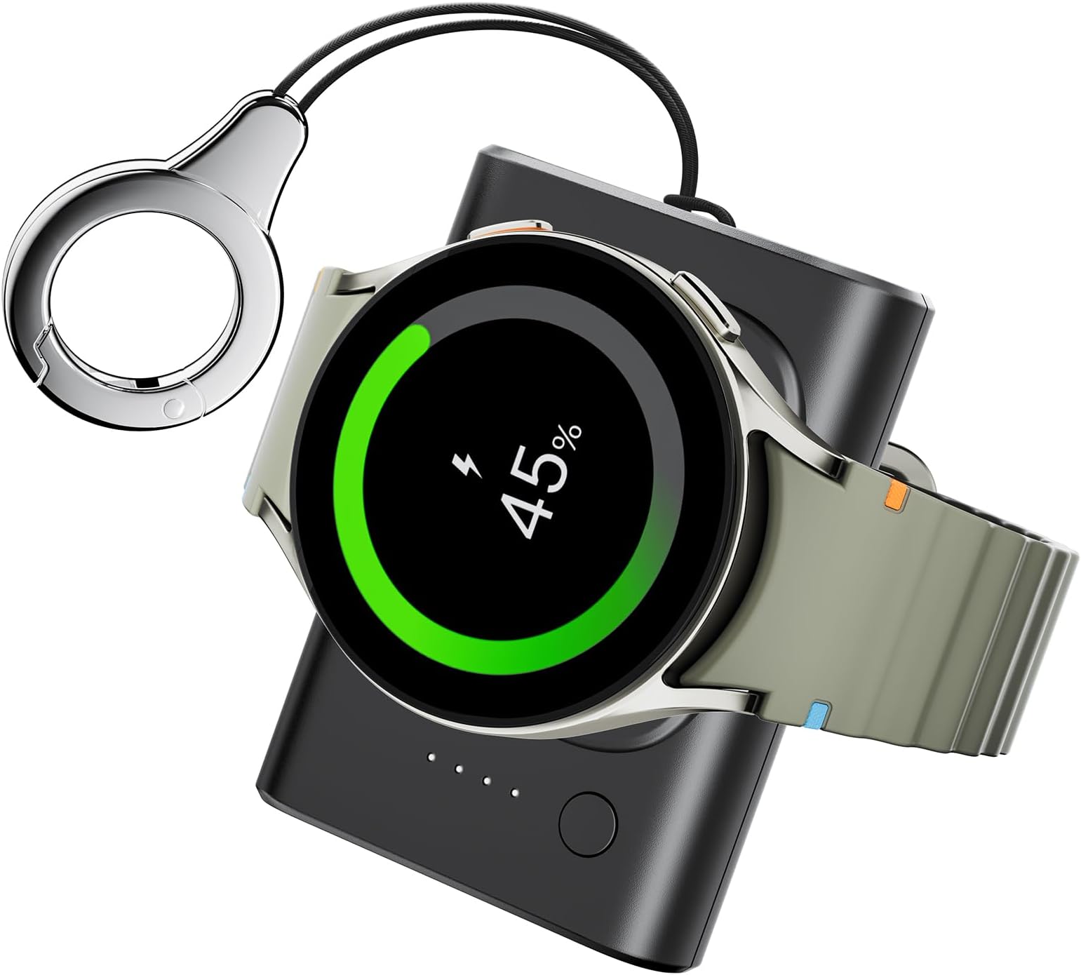 leChivée Portable Wireless Charger for Samsung Galaxy Watch - 1800mAh ...