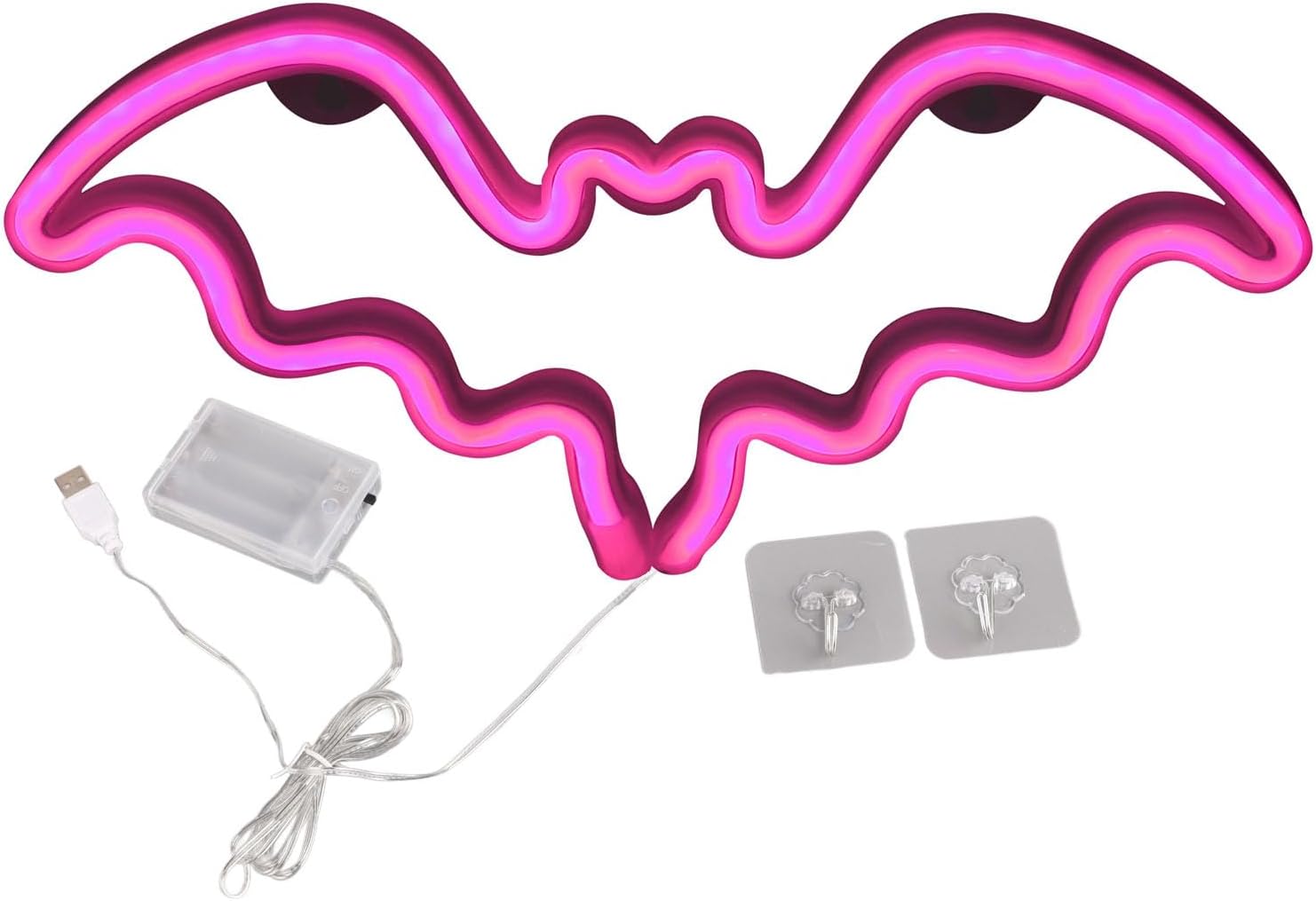 Amazon.com: JUOPZKENN Bat LED Neon Light, Innovative Bat Shape Neon ...